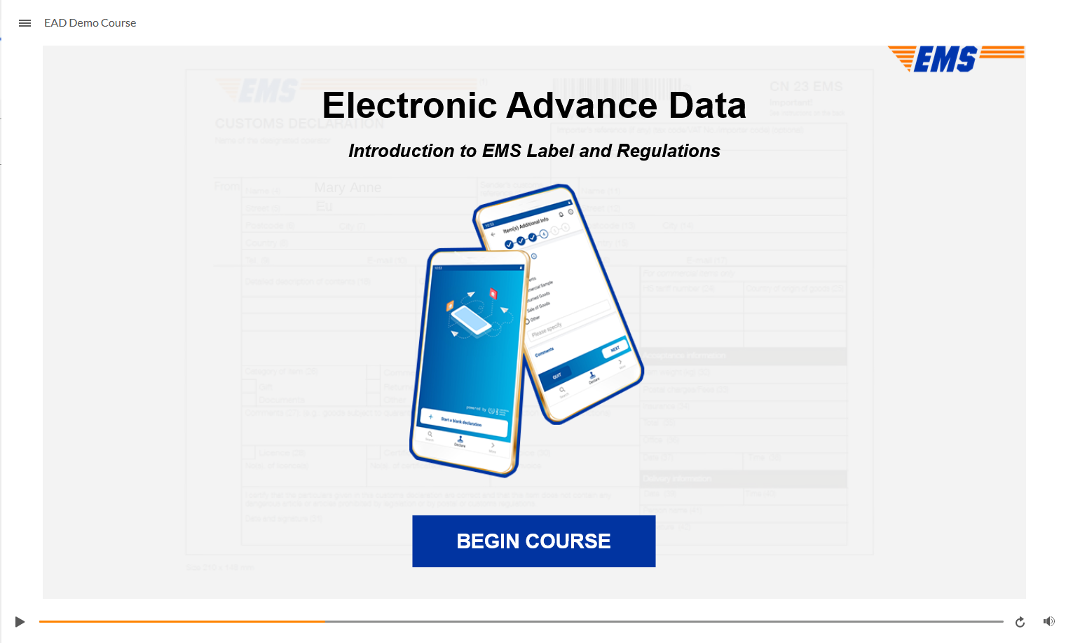 UPU EAD Course – Brian Ochieng